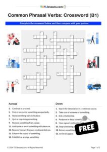 How to Teach Phrasal Verbs to ESL Learners: Strategies, Lesson Plans ...