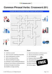 How to Teach Phrasal Verbs to ESL Learners: Strategies, Lesson Plans, and More - BridgeUniverse ...